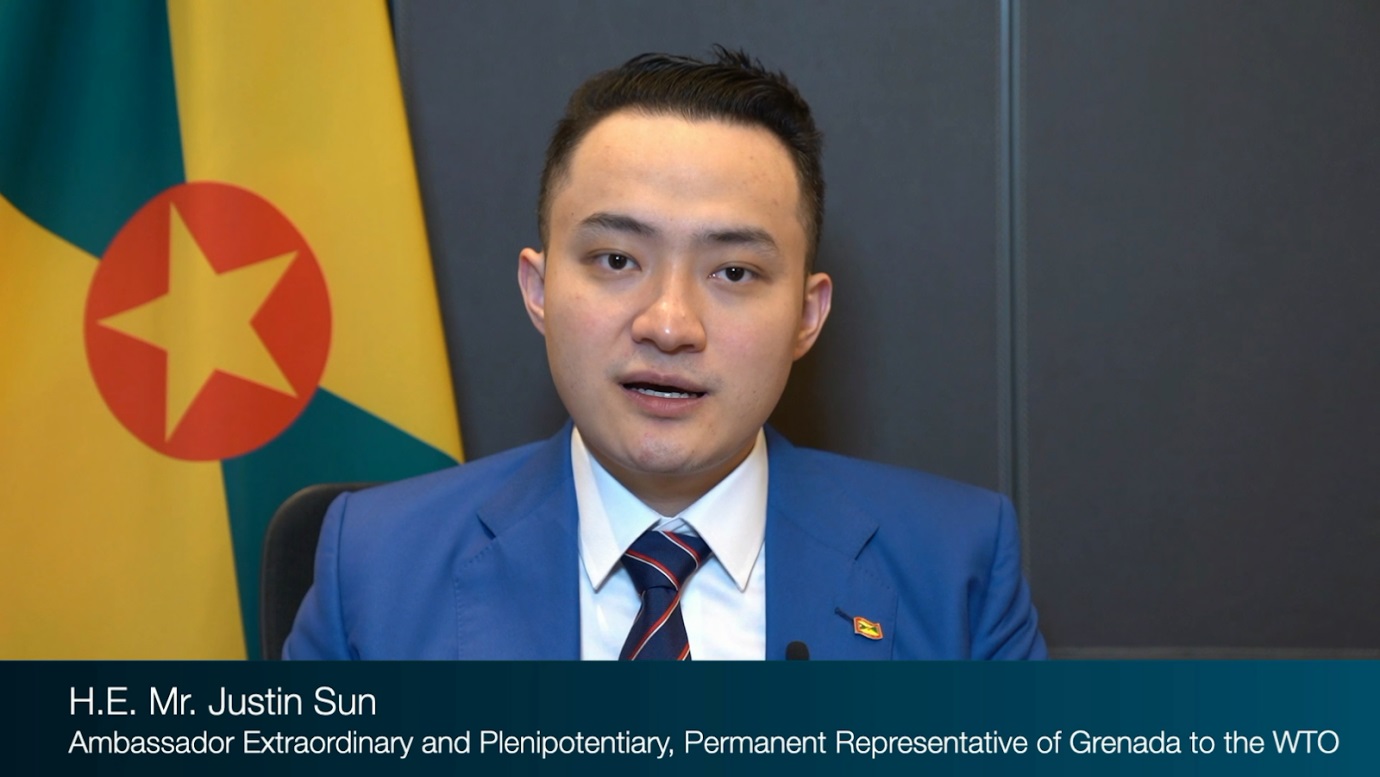 TRON Founder Justin Sun Attended WTO MC12 with Focuses on SIDS, E ...