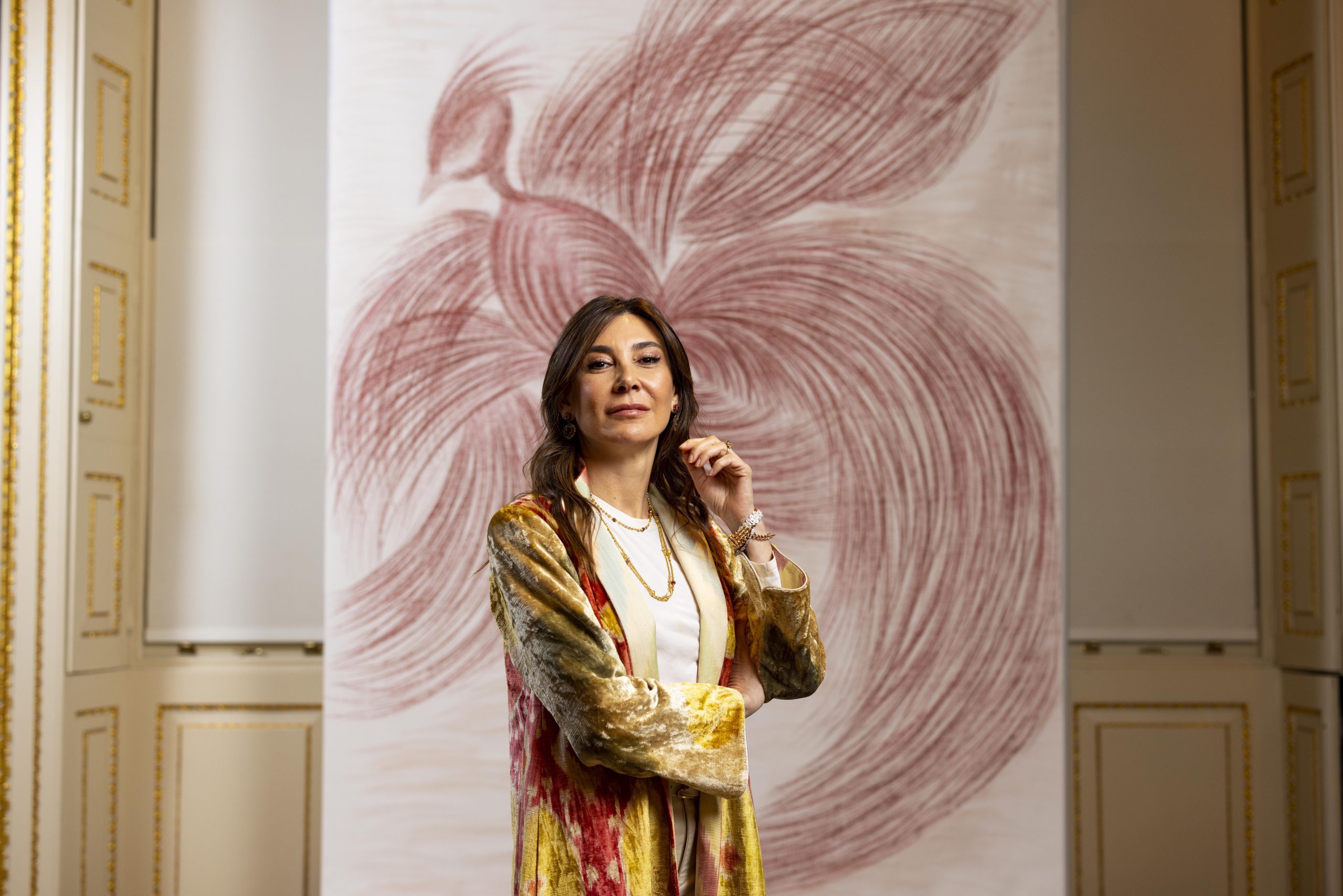 International Artist Vuslat Sabanci in her first solo museum exhibition ...