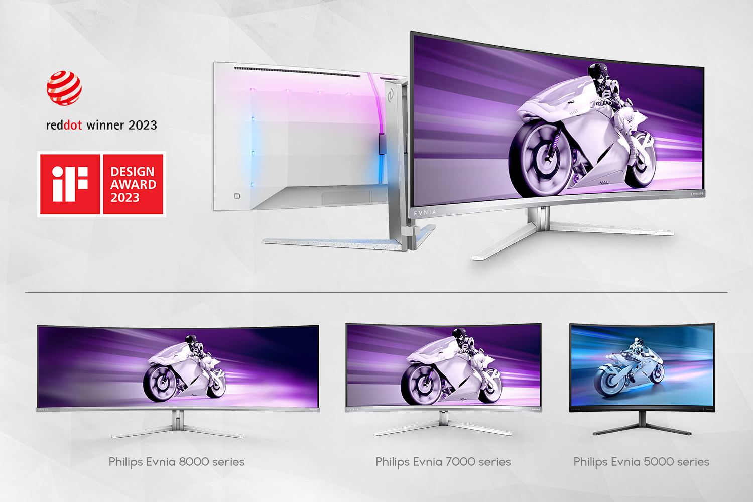 Philips Evnia Gaming Monitors Earn Prestigious Wins at the 2023 iF Design and Red Dot Awards ...