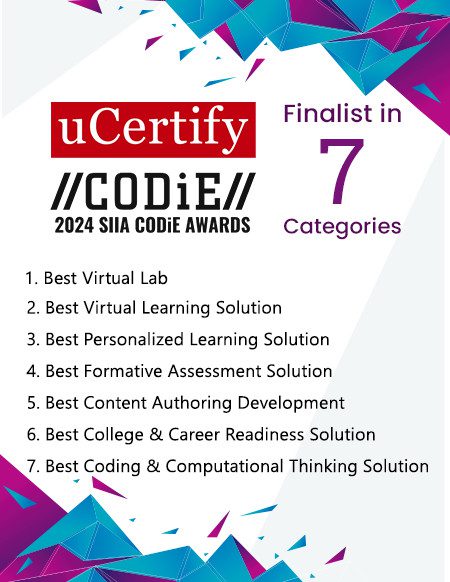 uCertify Named as Finalist in SIIA EdTech CODiE Awards 2024 in 7 ...